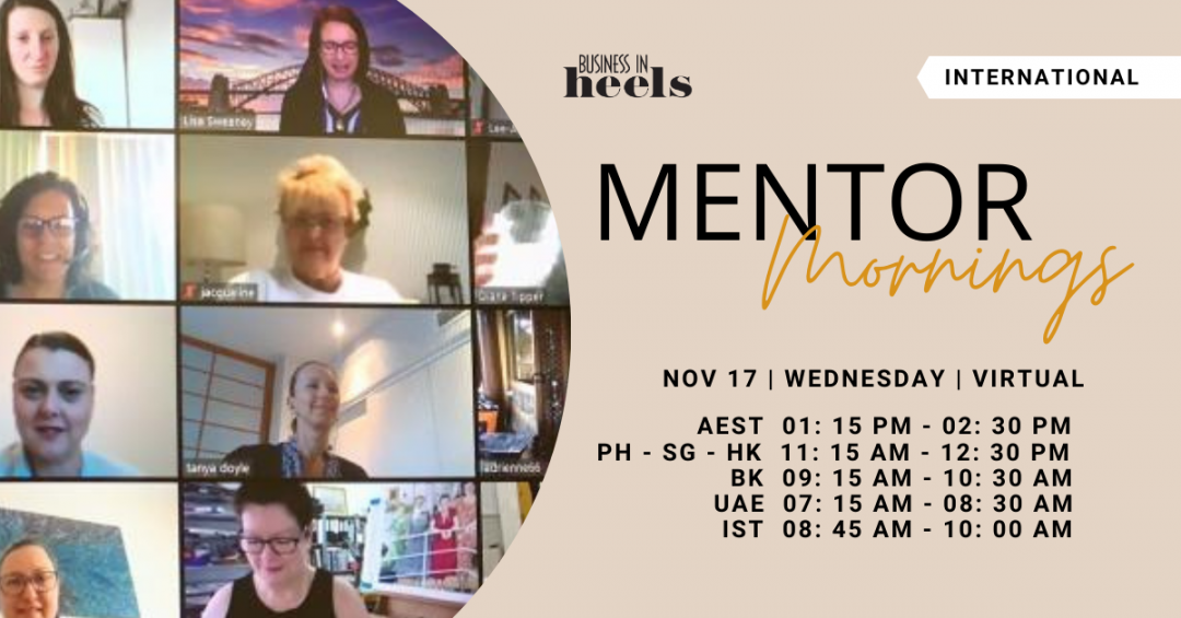 DBWC | Event-Business in Heels - Mentor Mornings (November 2021)